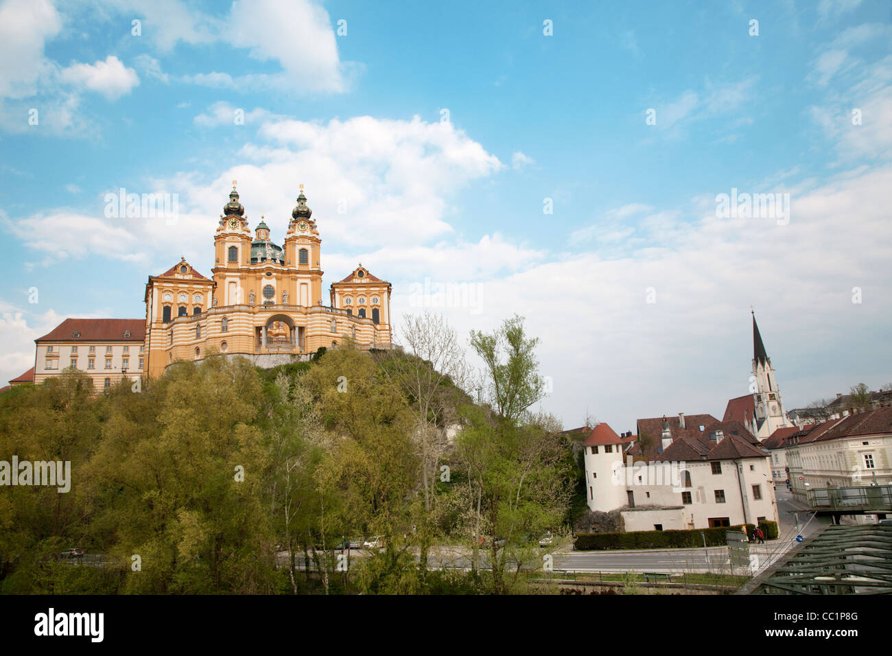 Baroque architecture church melk hi-res stock photography and images ...