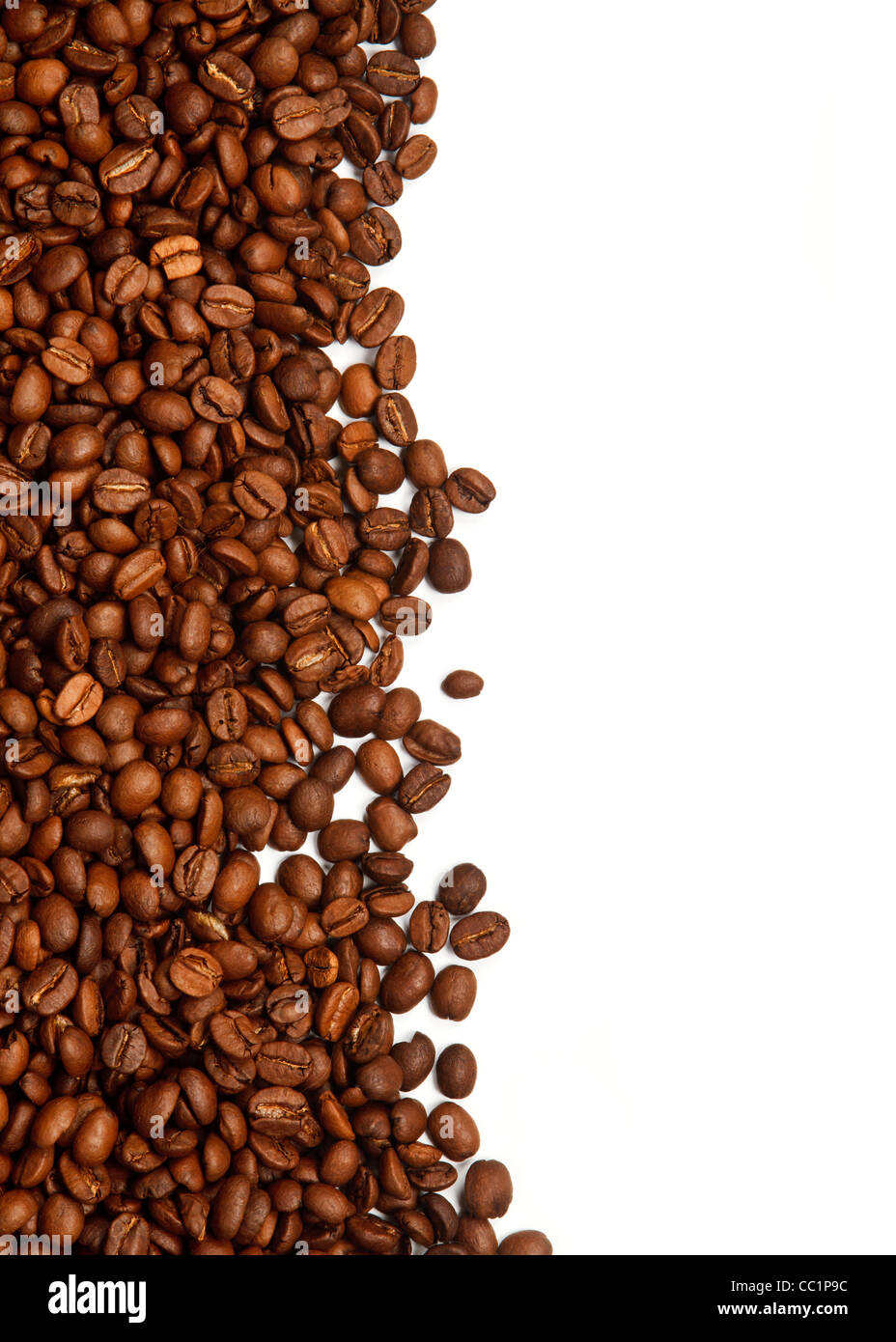 Coffee grain on white background Stock Photo - Alamy