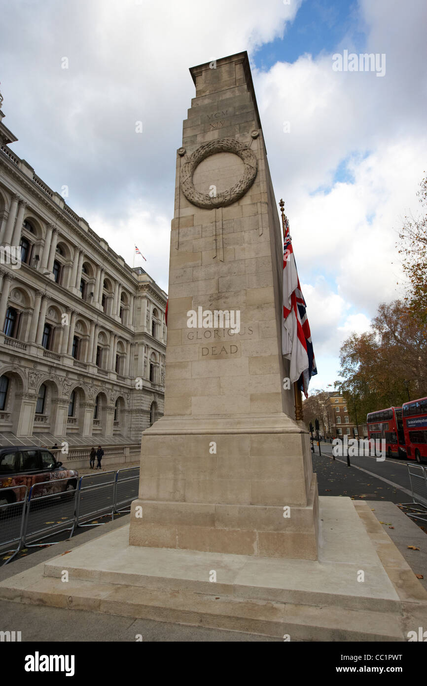 the cenotaph war memorial whitehall London England UK United kingdom ...
