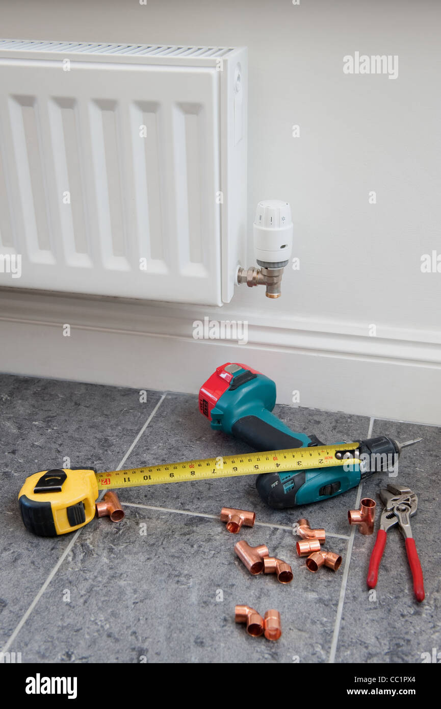 Plumber tape measure hi-res stock photography and images - Alamy