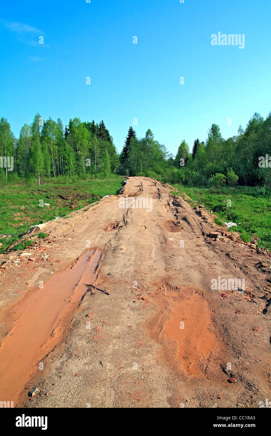 dirty rural road Stock Photo - Alamy