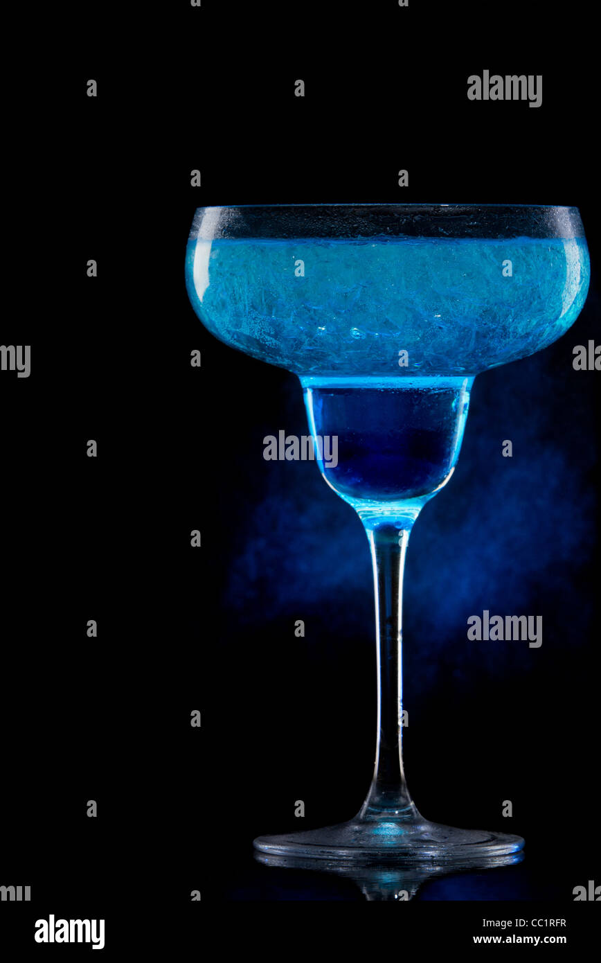 Blue Cocktail Hurricane Glass High Resolution Stock Photography and ...
