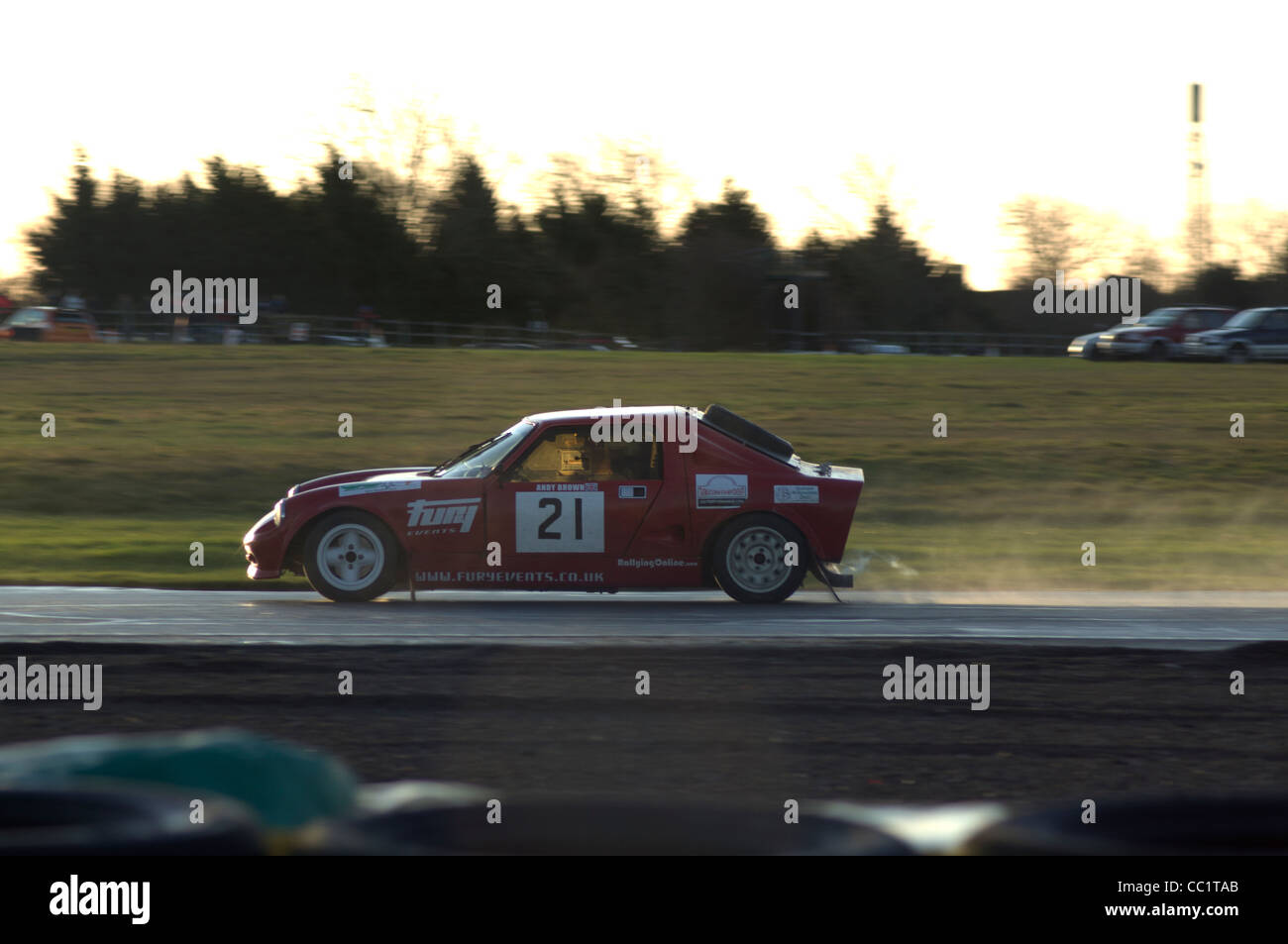 Christmas Stages Rally at Croft Circuit near Darlington in the UK ...