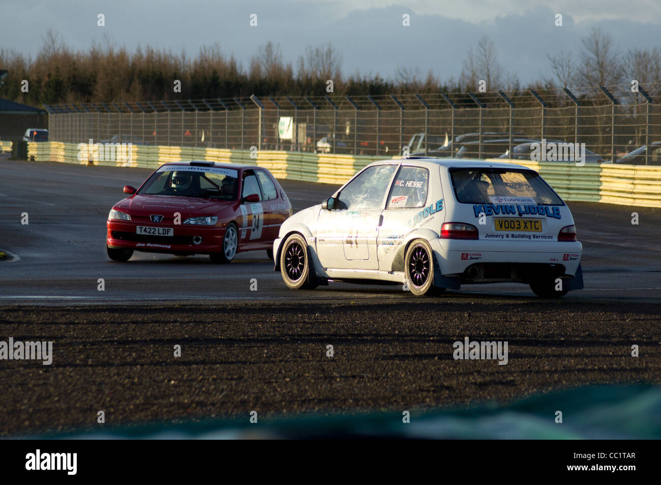 Motor Racing At The Croft Circuit In Darlington Uk Stock Photos & Motor ...