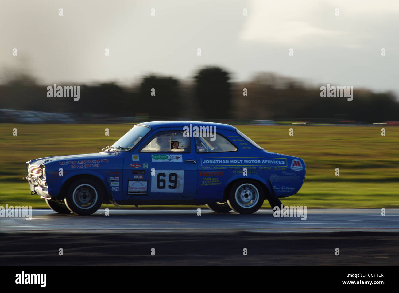 Christmas Stages Rally at Croft Circuit near Darlington in the UK ...