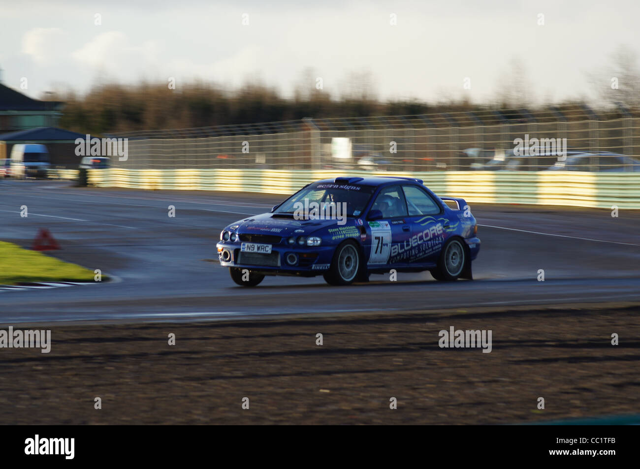 Christmas Stages Rally at Croft Circuit near Darlington in the UK ...