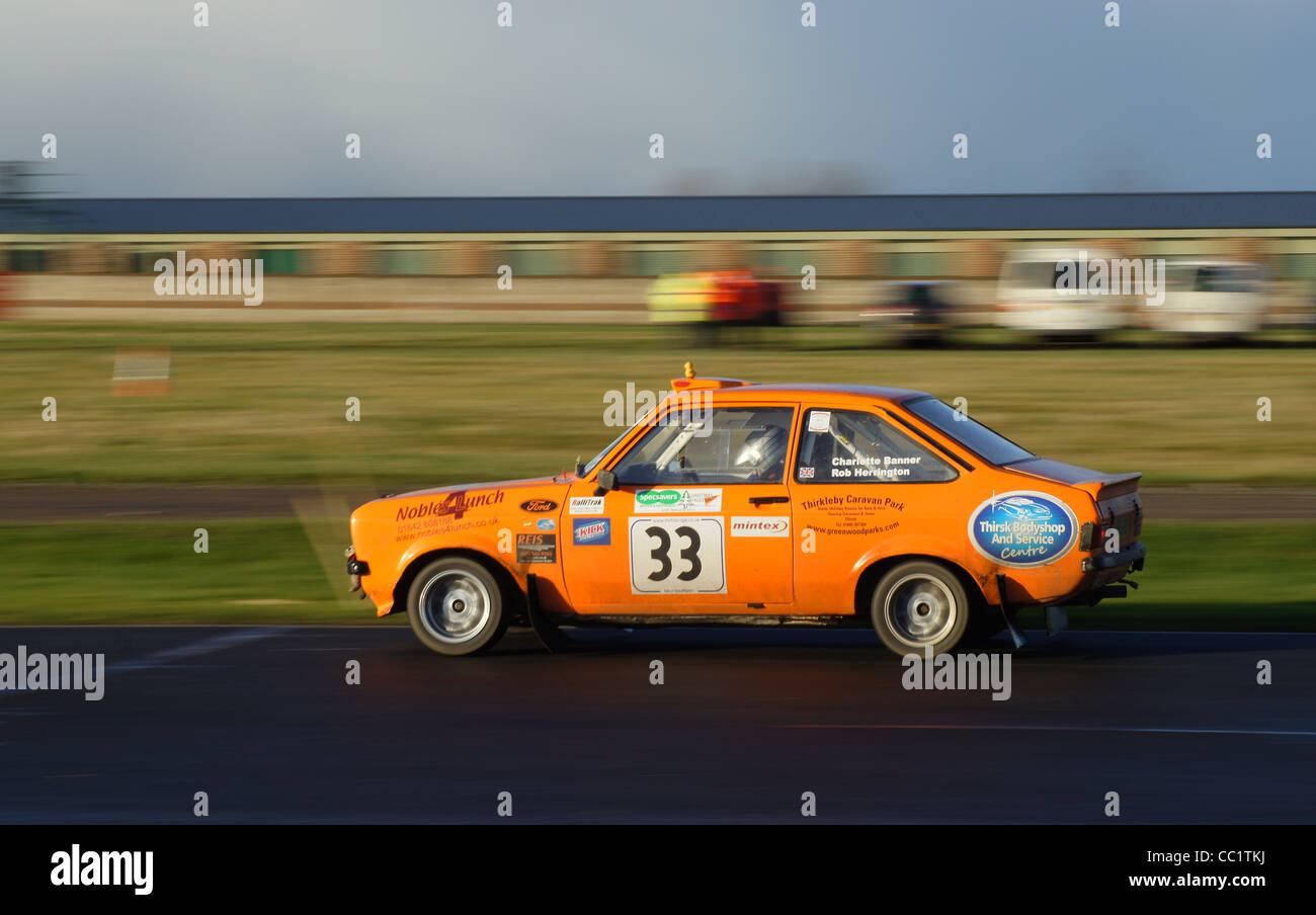 Motor racing at the croft circuit in darlington uk hi-res stock ...