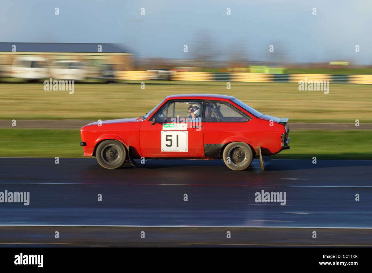 Motor racing at the croft circuit in darlington uk hi-res stock ...