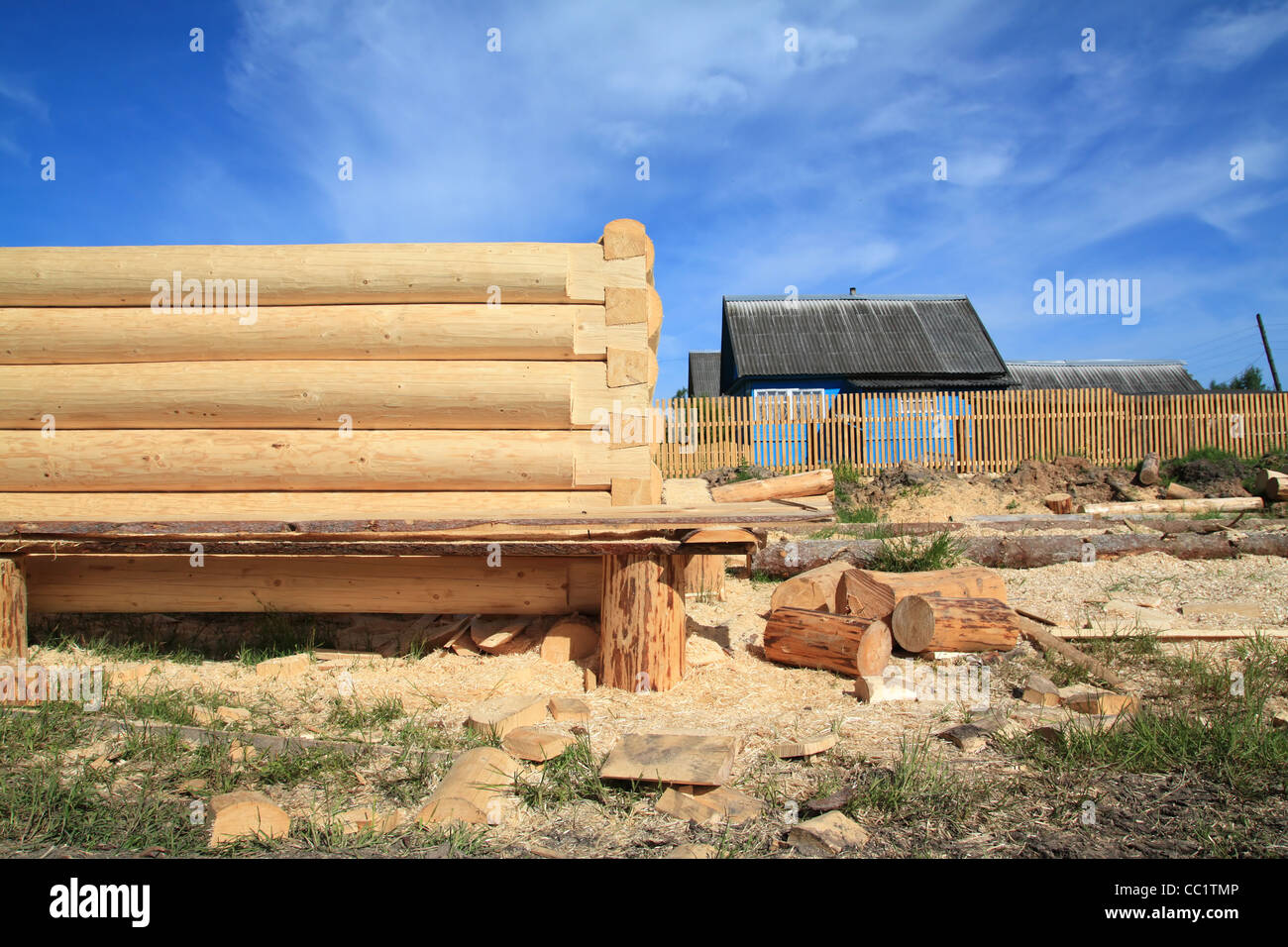 Rustic log construction hi-res stock photography and images - Alamy