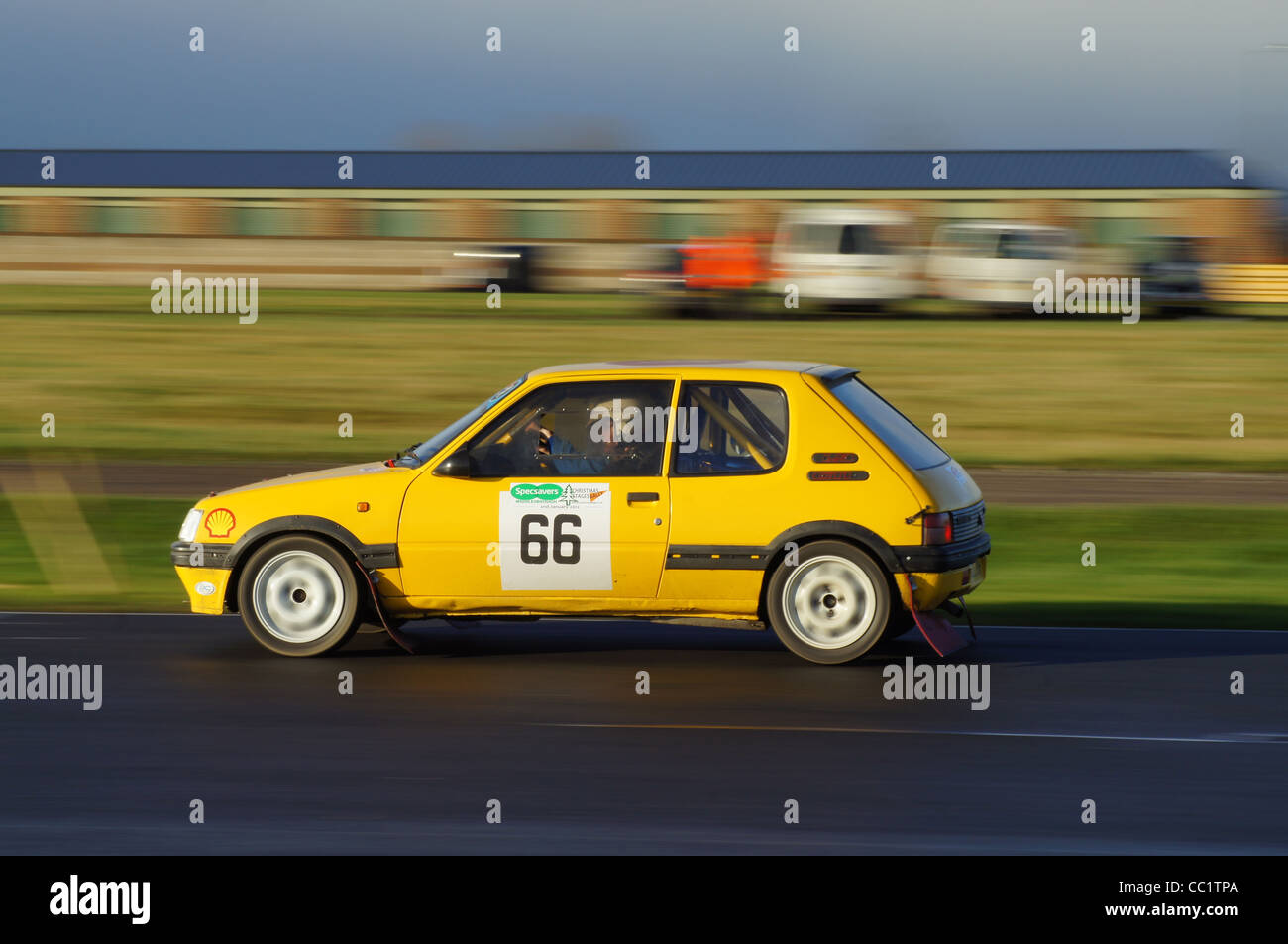 Christmas Stages Rally at Croft Circuit near Darlington in the UK ...