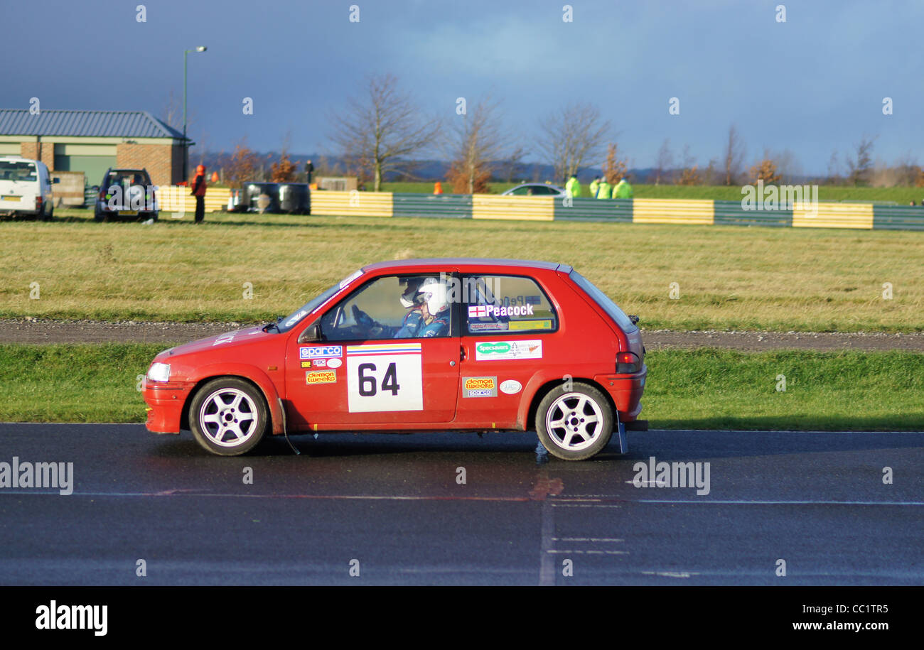 Christmas Stages Rally at Croft Circuit near Darlington in the UK ...