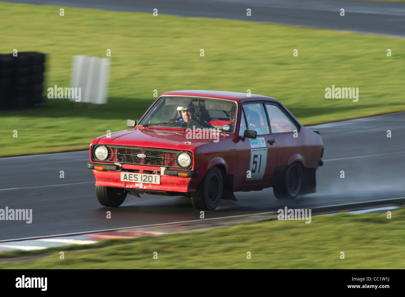Motor racing at the croft circuit in darlington uk hi-res stock ...
