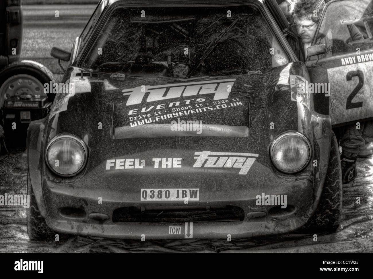 Christmas Stages Rally at Croft Circuit near Darlington in the UK ...