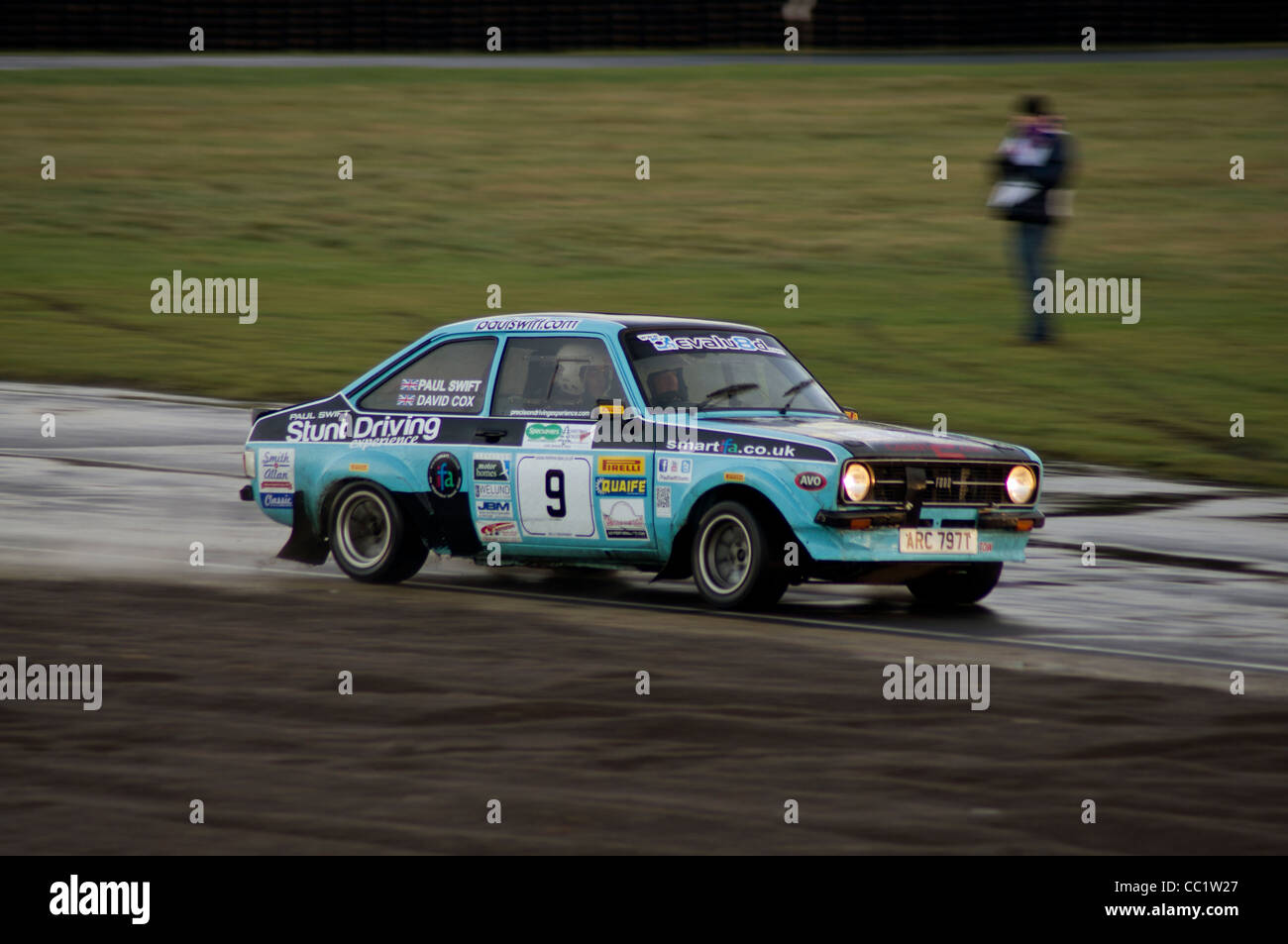 Christmas Stages Rally at Croft Circuit near Darlington in the UK ...