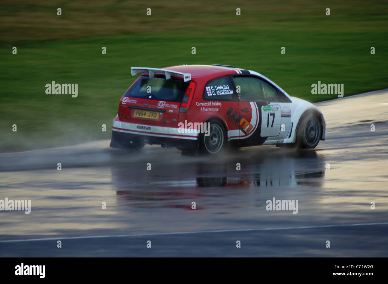 Motor racing at the croft circuit in darlington uk hi-res stock ...