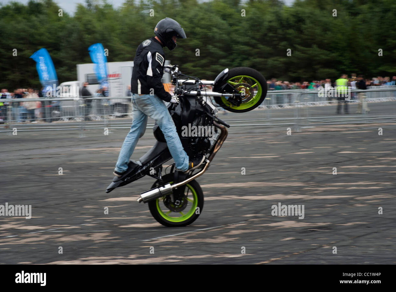 Stunt Motor bike Stock Photo - Alamy