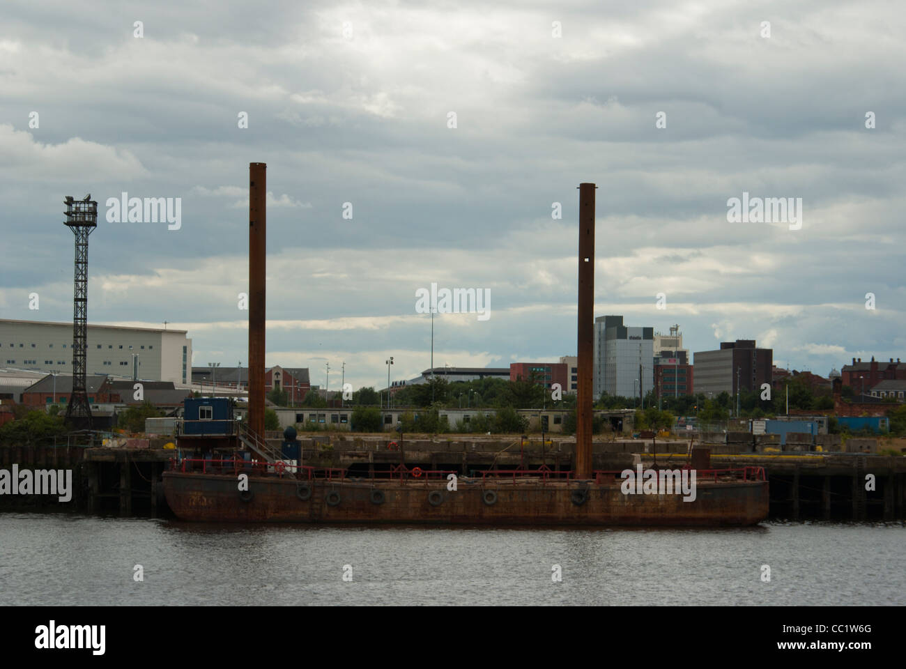 River Tees in Middlesbrough, Teesside Stock Photo - Alamy