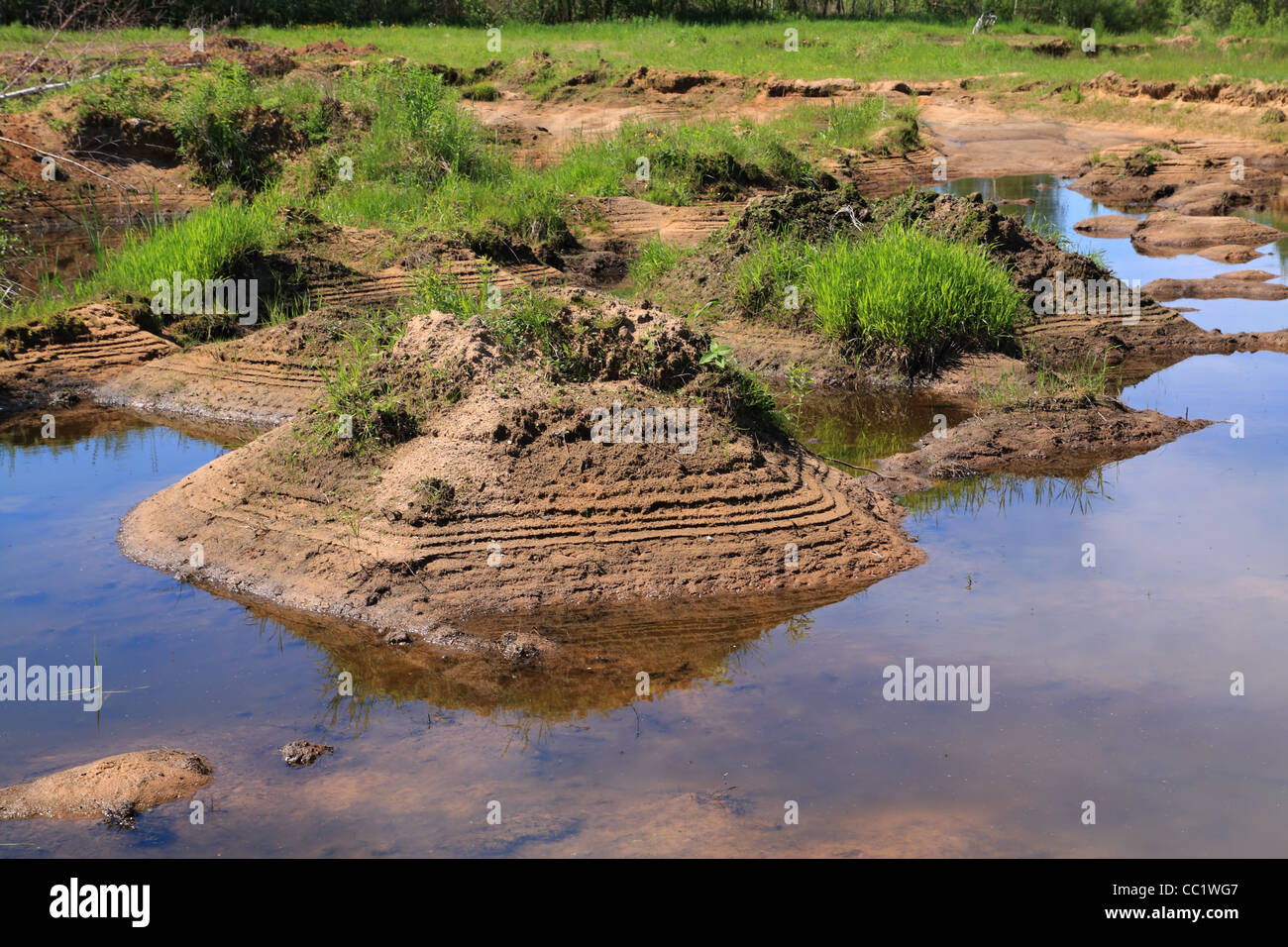 old sandy quarry Stock Photo - Alamy
