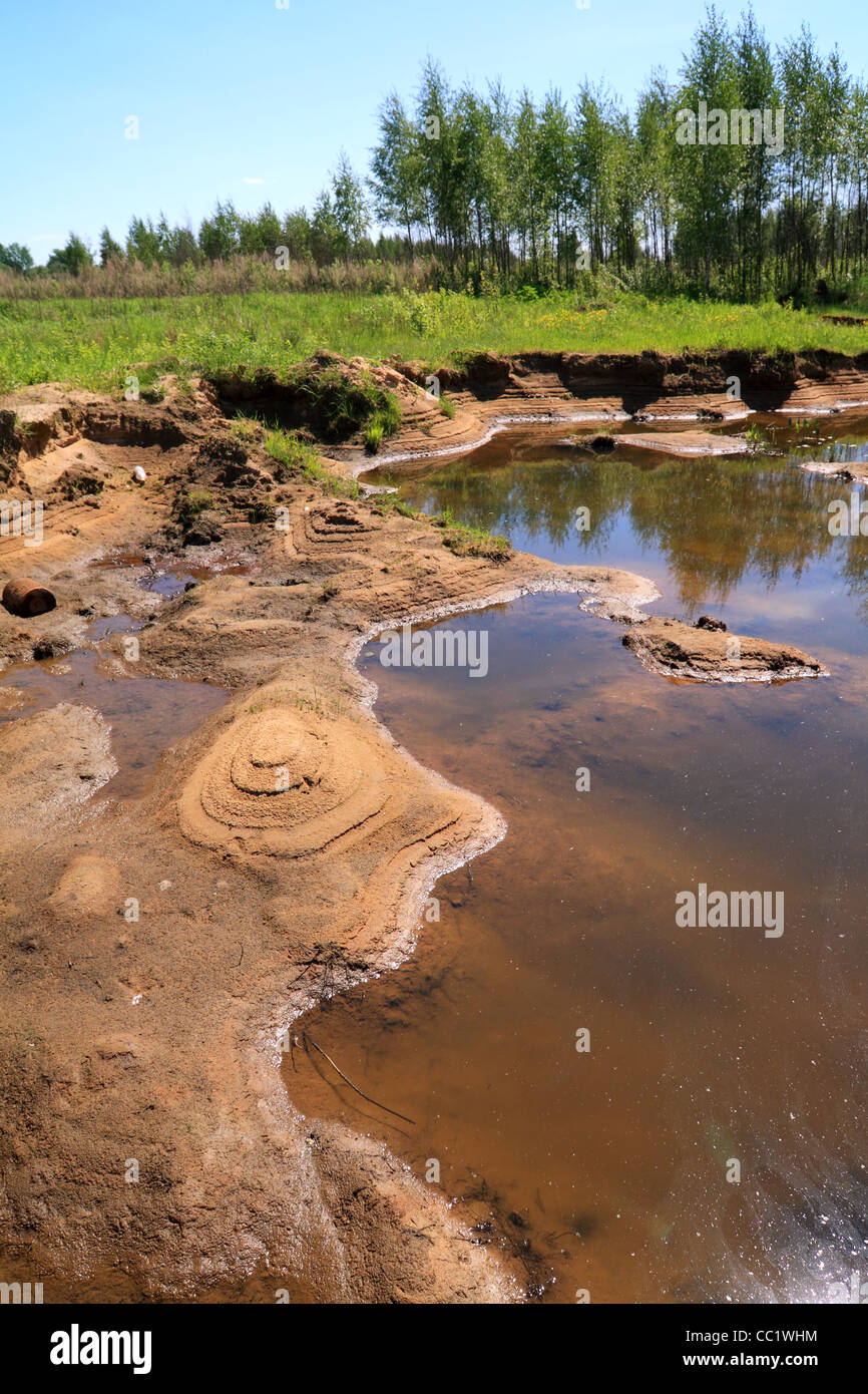 old sandy quarry Stock Photo - Alamy
