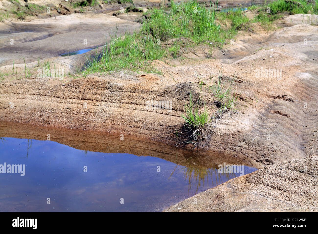 old sandy quarry Stock Photo - Alamy
