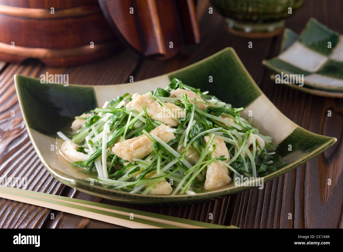 Mizuna leaf hi-res stock photography and images - Alamy