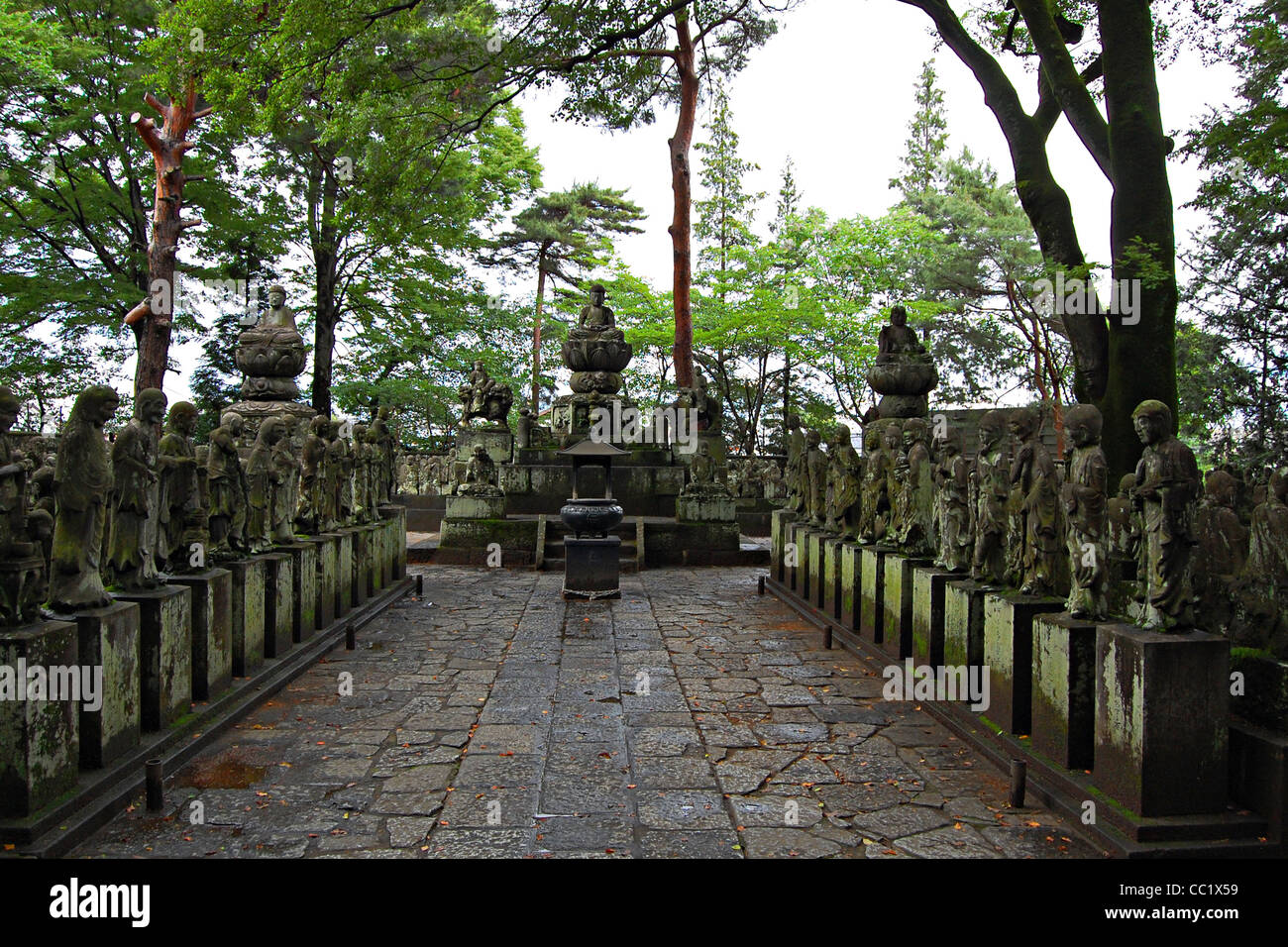 Gohyaku Rakan (500 Statues), Kita-in Temple, Kawagoe, Japan Stock Photo ...