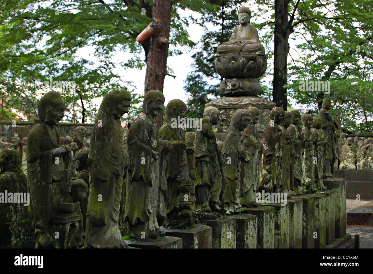 Gohyaku Rakan (500 Statues), Kita-in Temple, Kawagoe, Japan Stock Photo ...