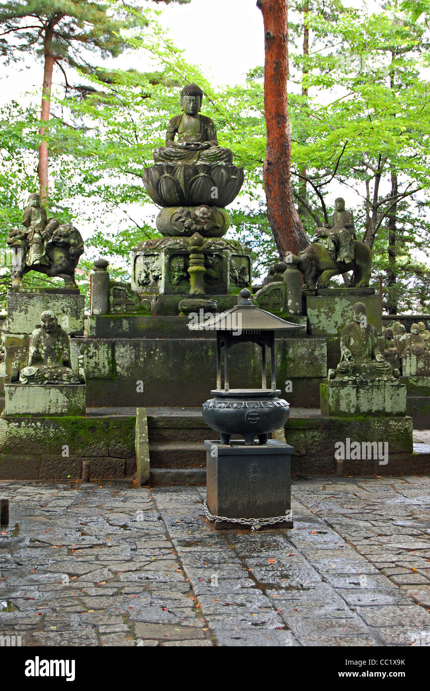 Gohyaku Rakan (500 Statues), Kita-in Temple, Kawagoe, Japan Stock Photo ...
