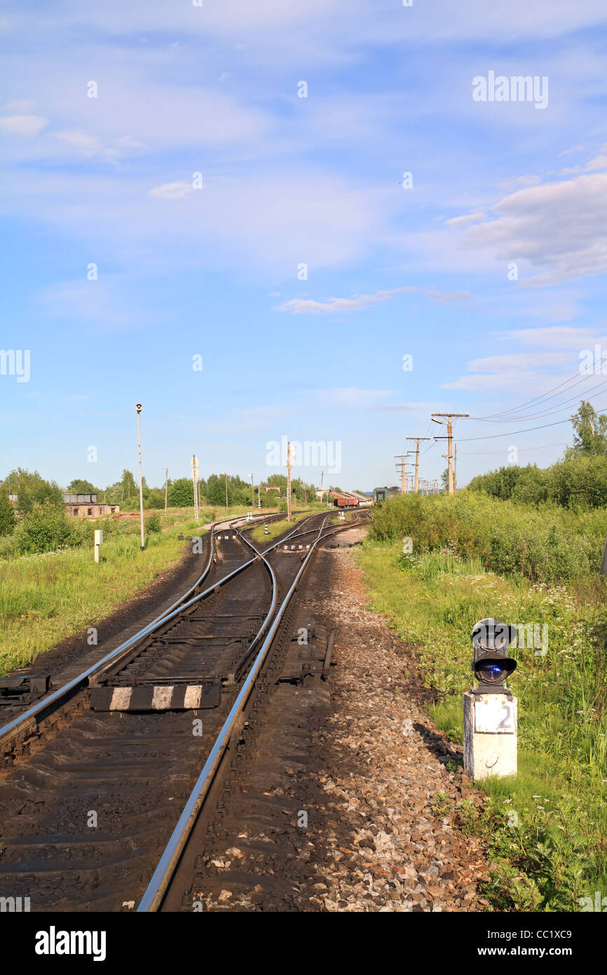 Line horizontal s railway hi-res stock photography and images - Alamy