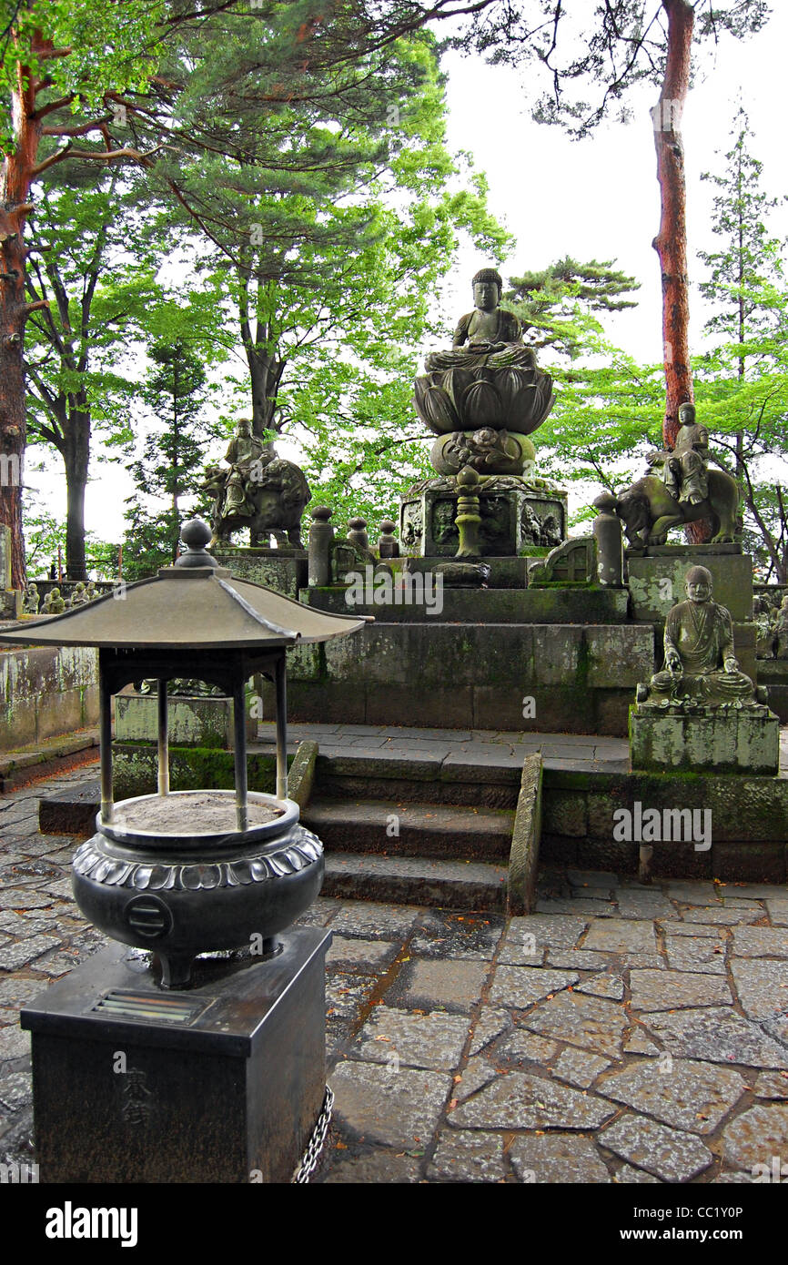 Gohyaku Rakan (500 Statues), Kita-in Temple, Kawagoe, Japan Stock Photo ...