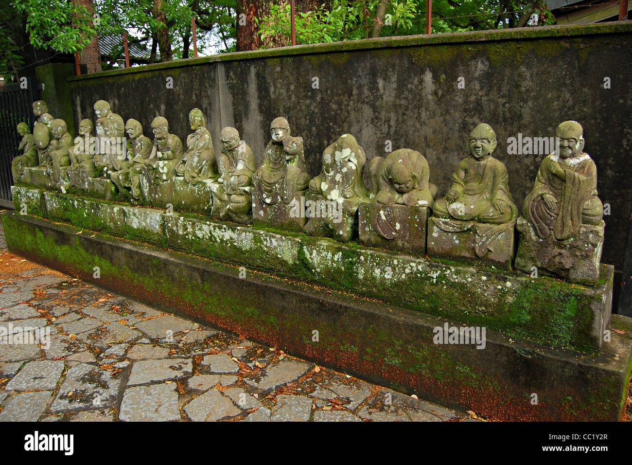 Gohyaku Rakan (500 Statues), Kita-in Temple, Kawagoe, Japan Stock Photo ...