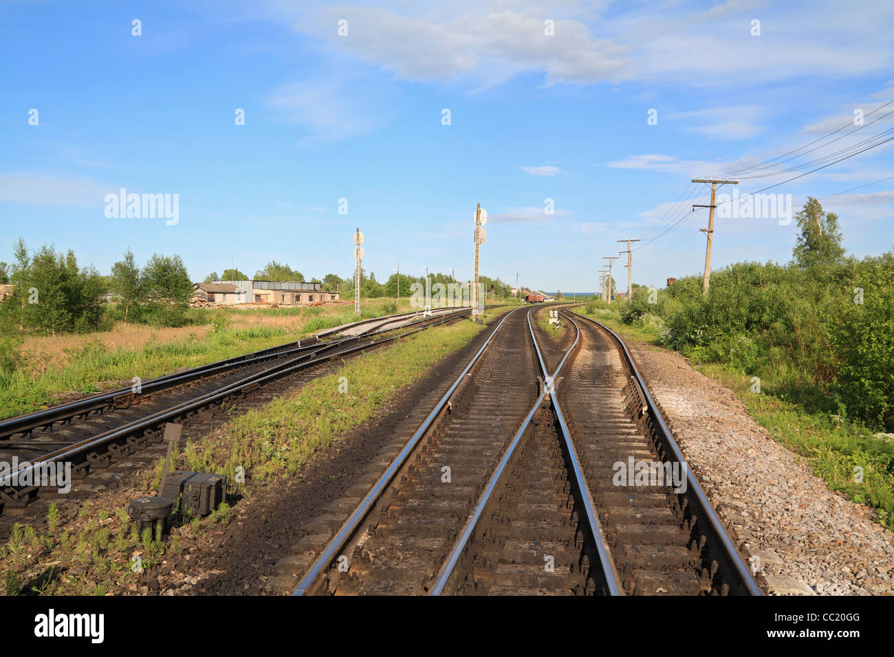 Line horizontal s railway hi-res stock photography and images - Alamy
