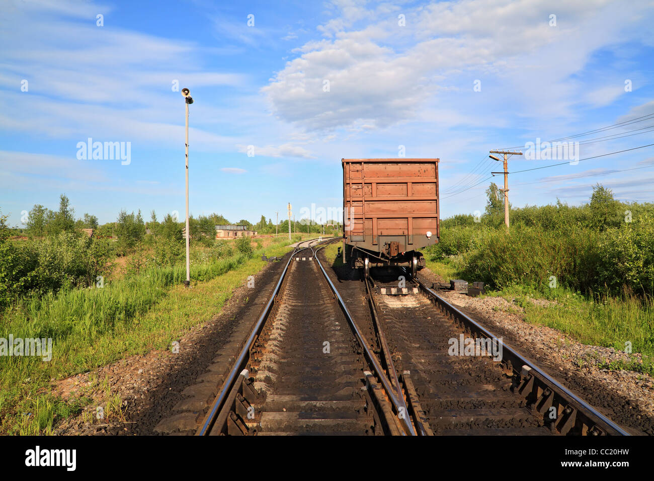 Line horizontal s railway hi-res stock photography and images - Alamy