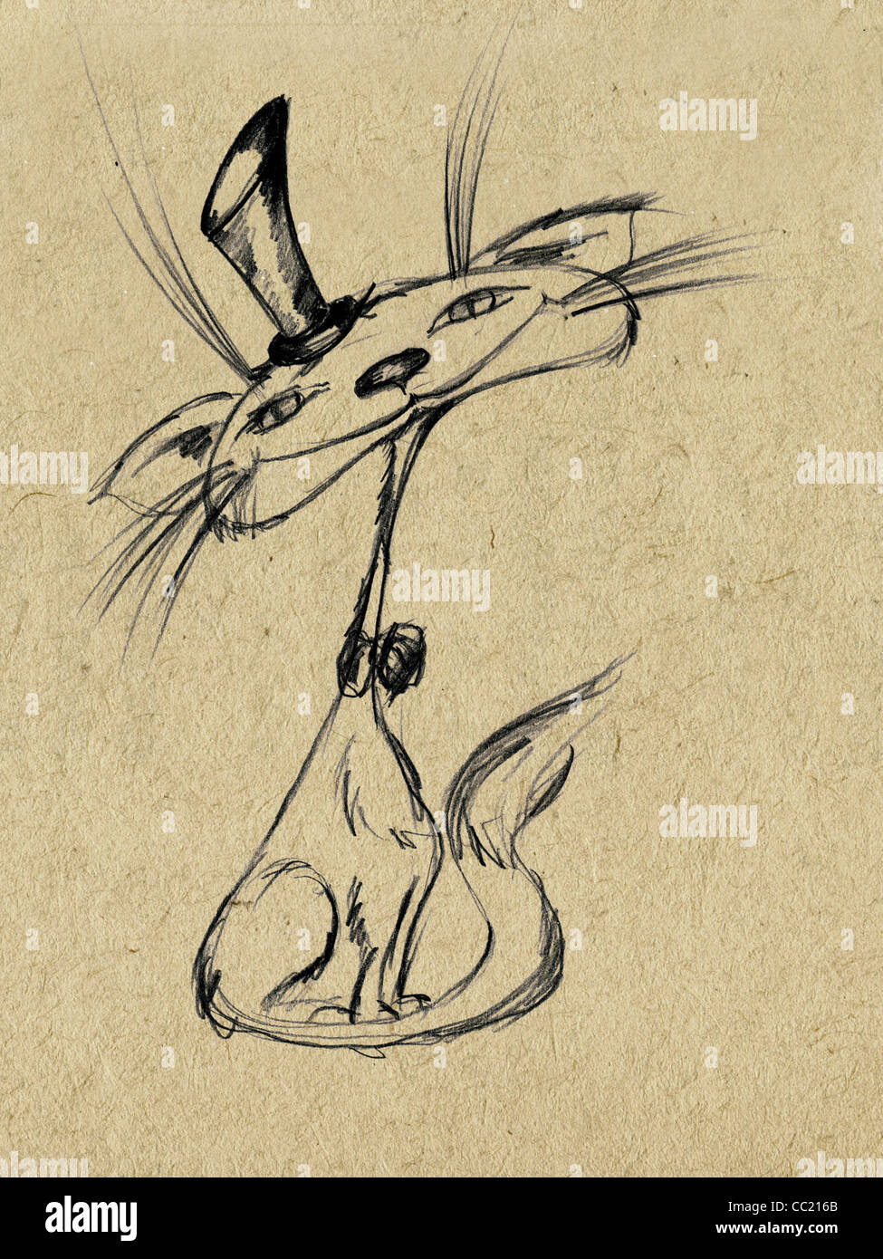 drawing on paperboard Stock Photo - Alamy