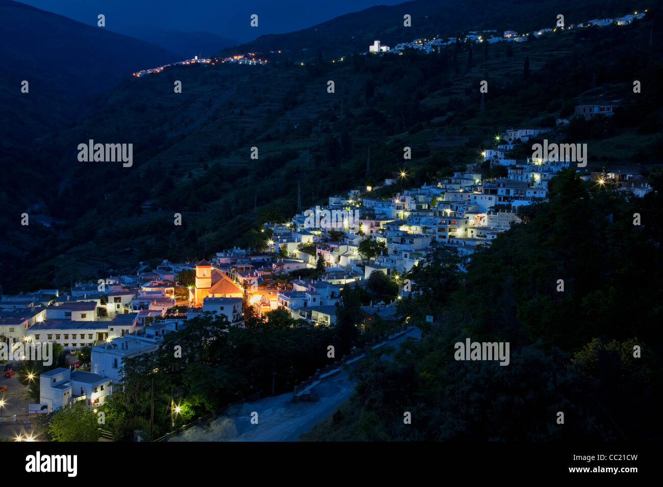 Pampaneira, Bubión and Capileira - three villages in Poqueira valley of ...