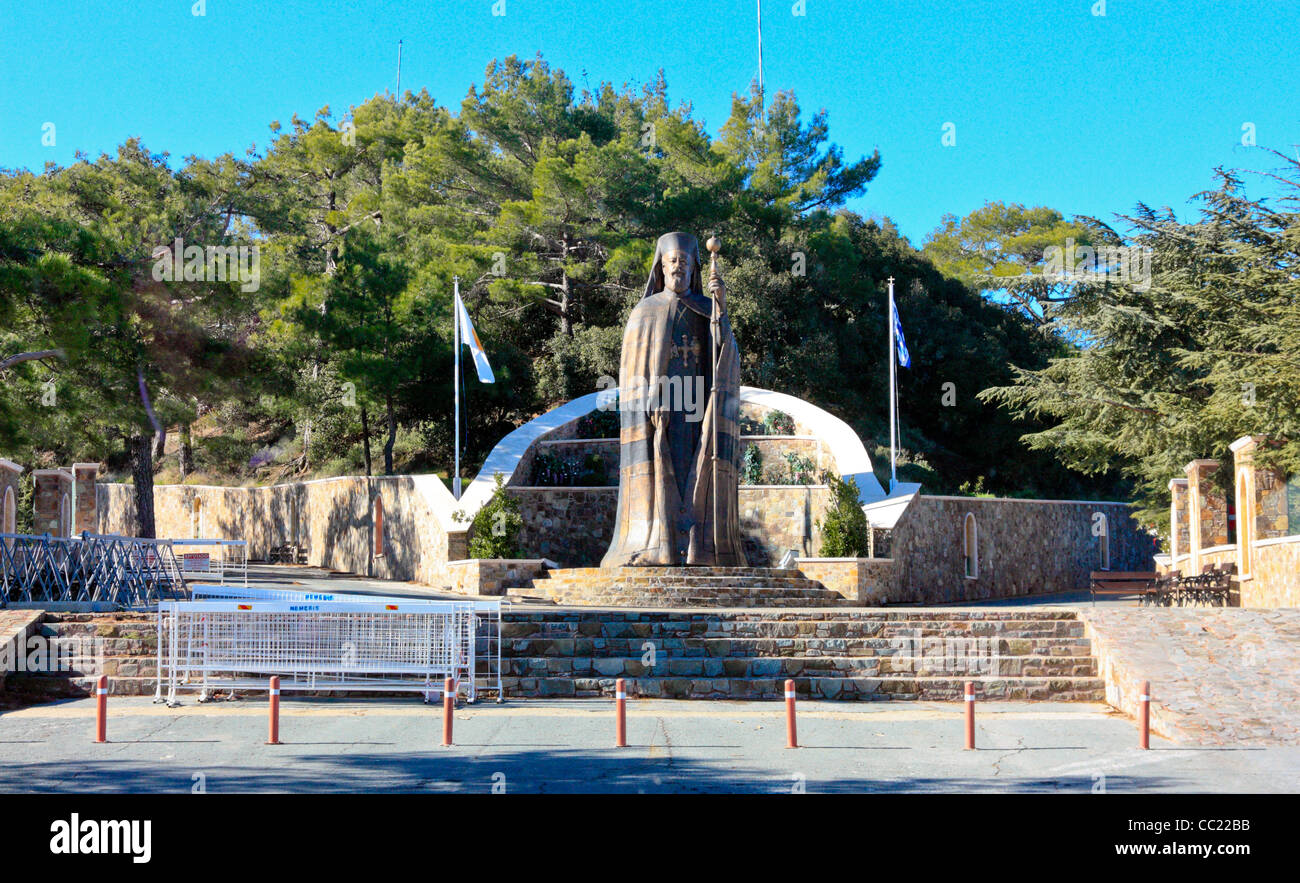 Memorial and Statue of Archbishop Makarios, Cyprus Stock Photo - Alamy