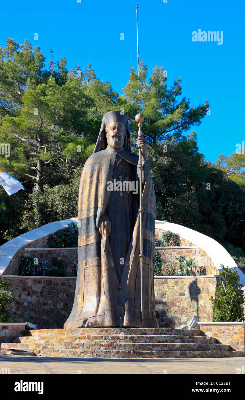 Memorial and Statue of Archbishop Makarios, Cyprus Stock Photo - Alamy