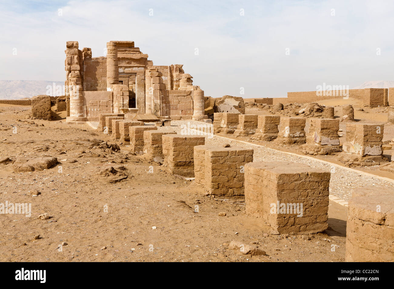 The Roman Temple of Deir el-Hagar, Dakhla Oasis, Western Desert of ...