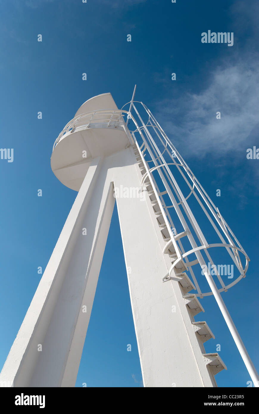 High rise iron beach lifeguard tower structure Stock Photo - Alamy