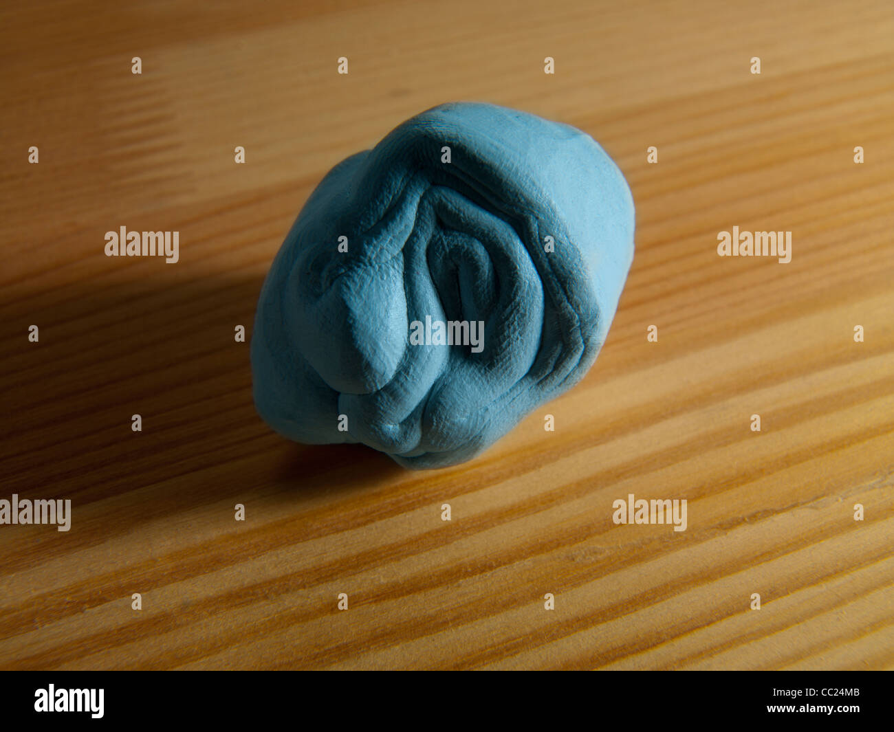 semi sticky material used for affixing paper to wall and suchlike Stock ...