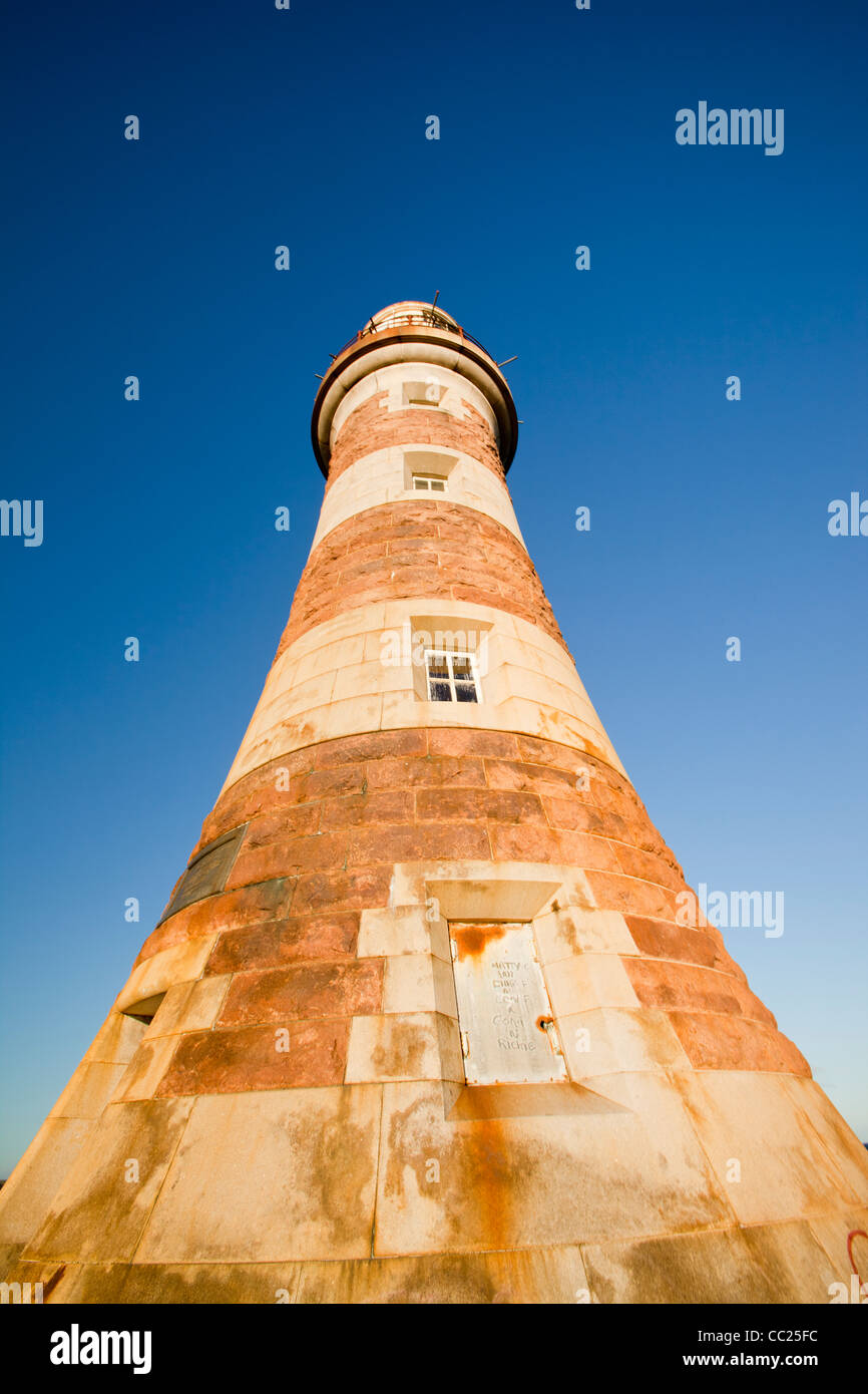 Old pier lighthouse roker hi-res stock photography and images - Alamy
