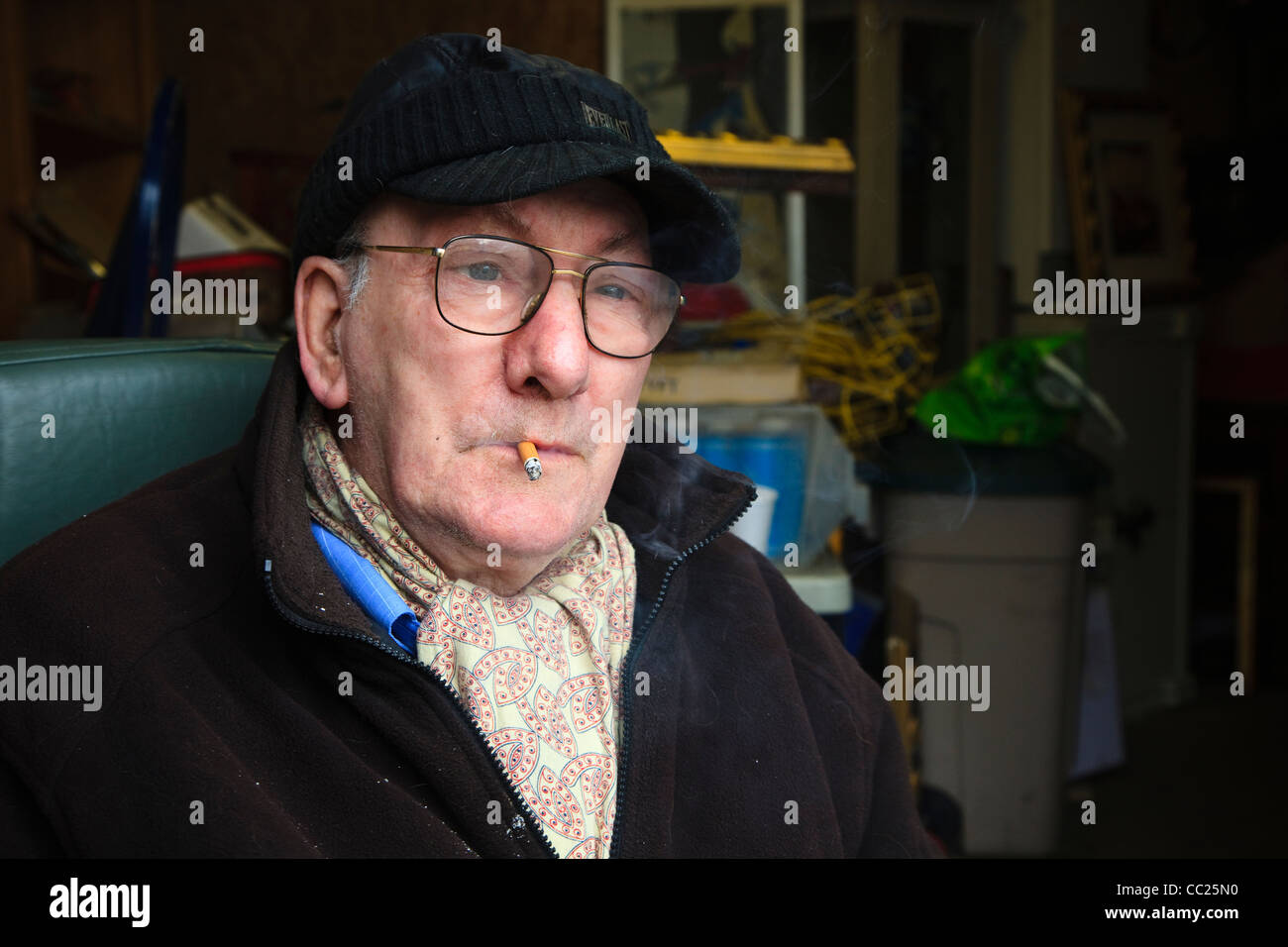 David Welsh, a stall holder in the secondhand market area of Glasgow ...