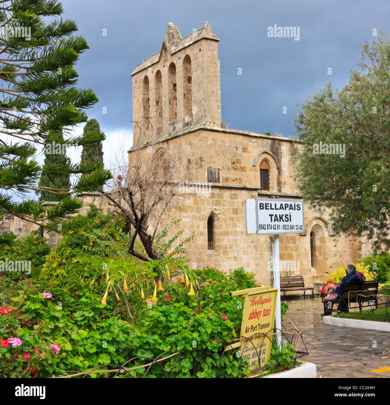 The Abbey of Bellapais, Kyrenia / Girne, Northern Cyprus Stock Photo ...