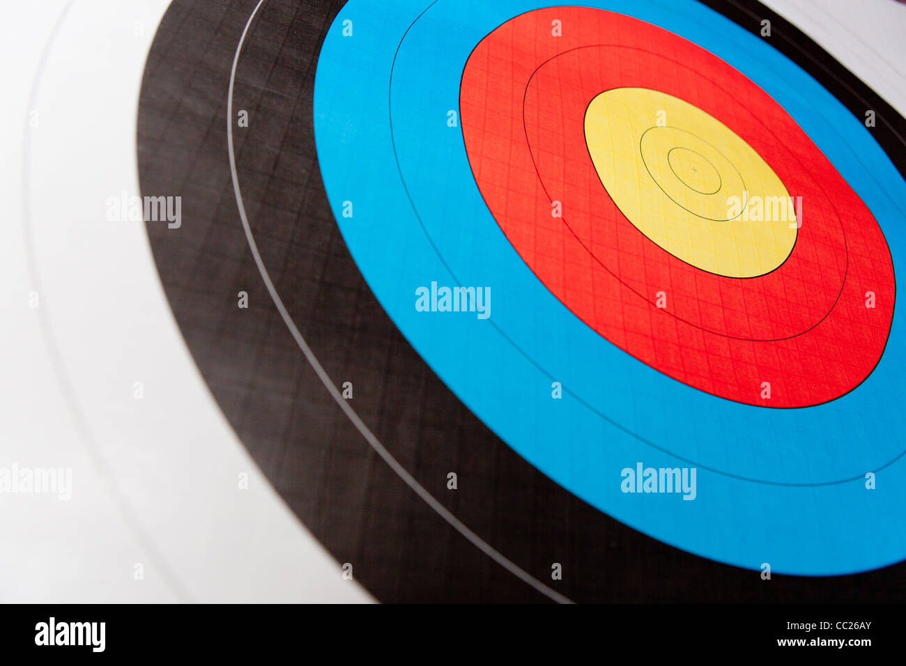FITA 60cm archery target face Stock Photo - Alamy