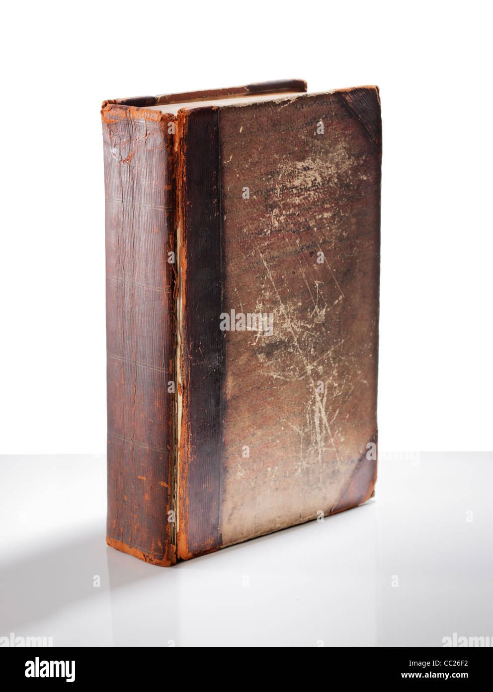 Old antique worn and tattered book Stock Photo - Alamy