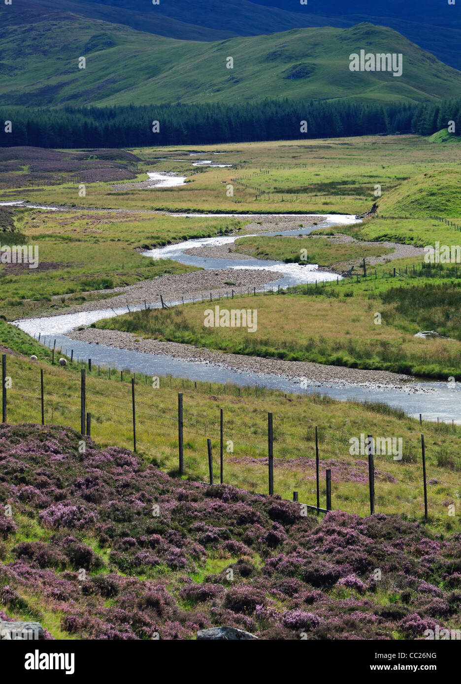 scottish highlands stream Stock Photo - Alamy