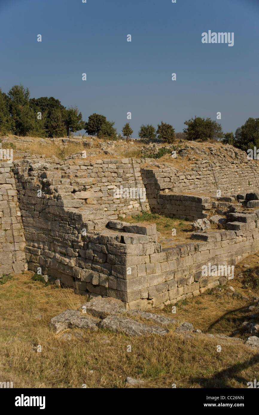 The archaeological site of Troy, Turkey Stock Photo - Alamy