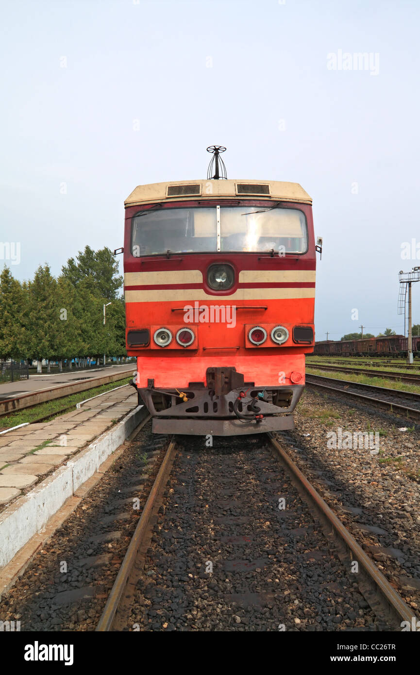 Single engine large diesel locomotive hi-res stock photography and ...