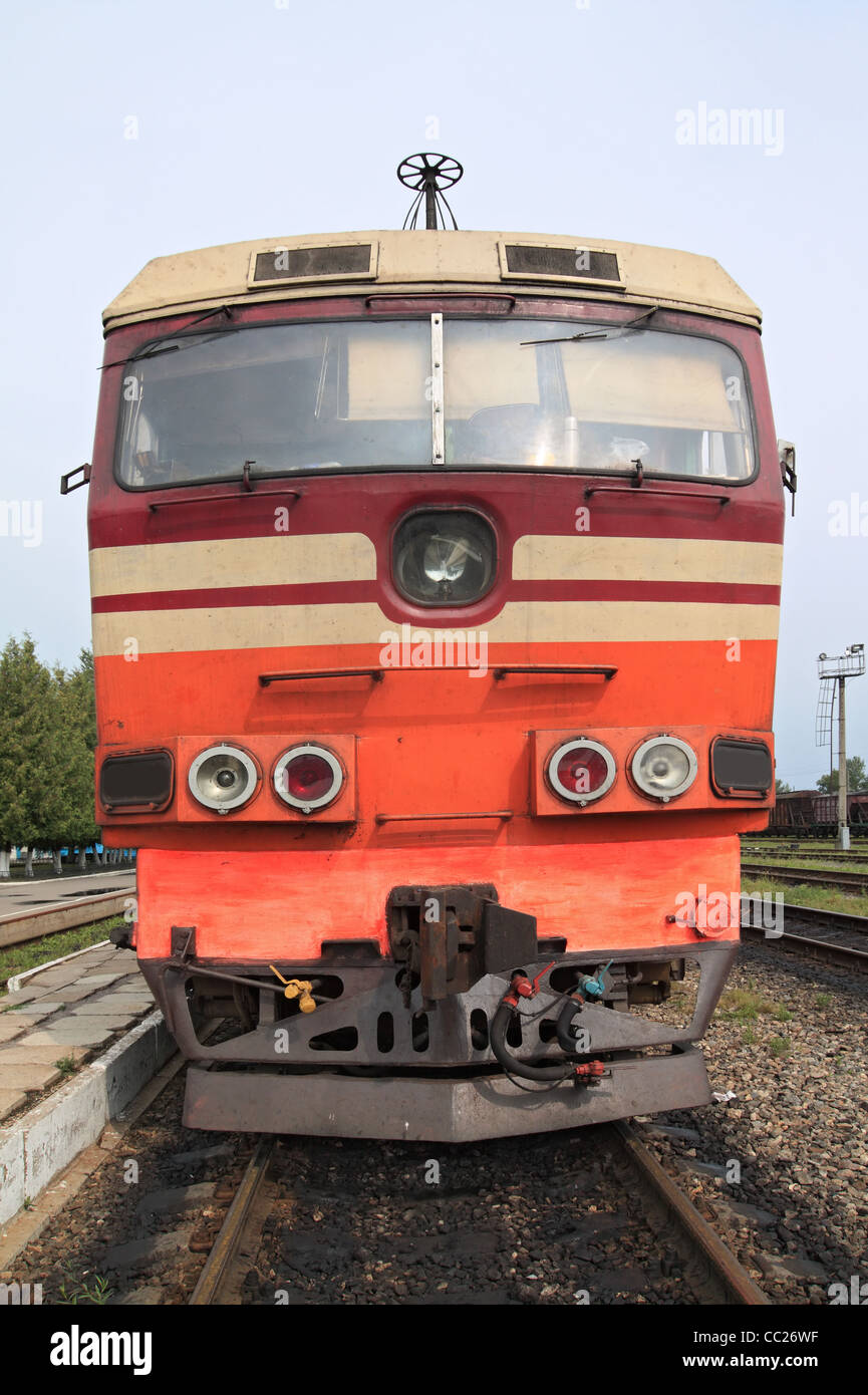 Diesel train locomotive pulling passenger hi-res stock photography and ...