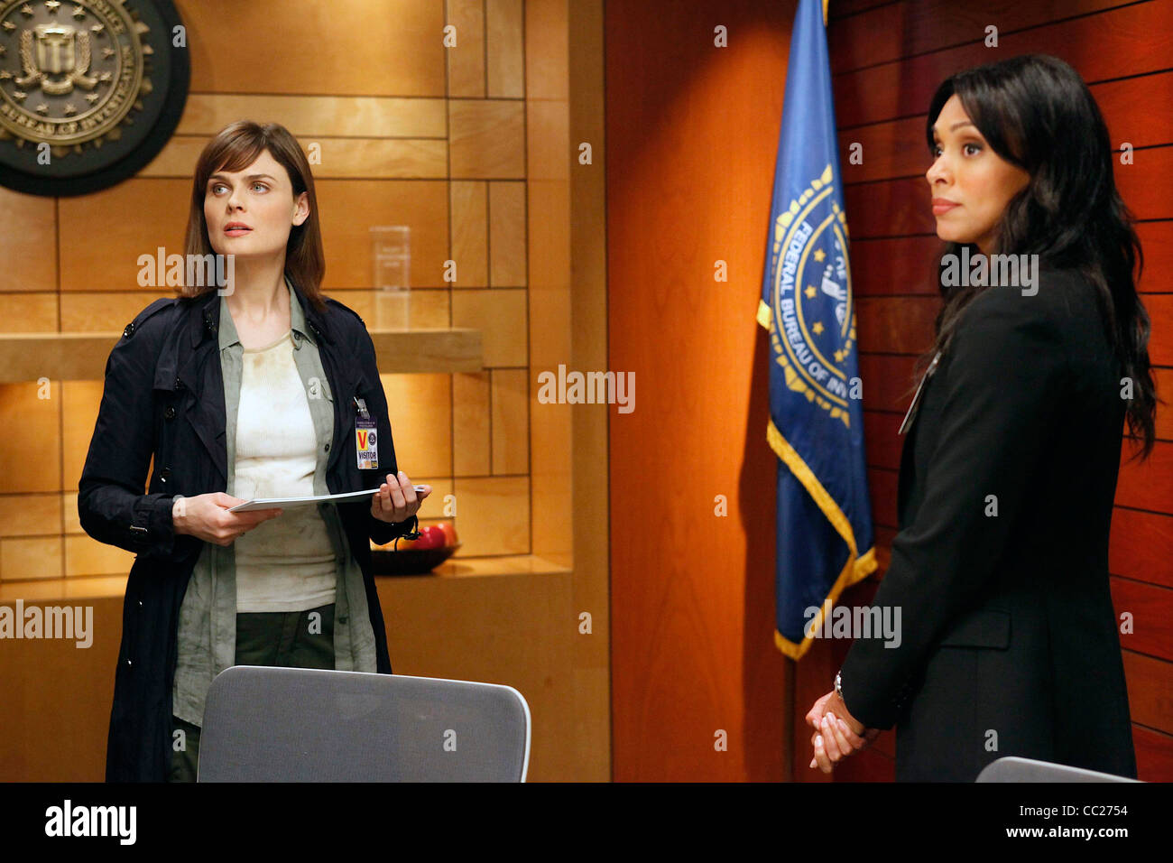 Season 6 Emily Deschanel Tamara Taylor High Resolution Stock ...